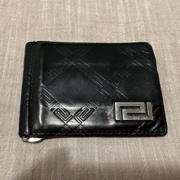 Versace | Accessories | Versace Bifold Clip Wallet | Poshmark